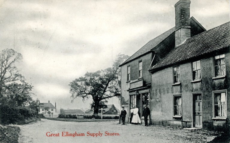 Postcard Returns to Great Ellingham after 100 years | Great Ellingham