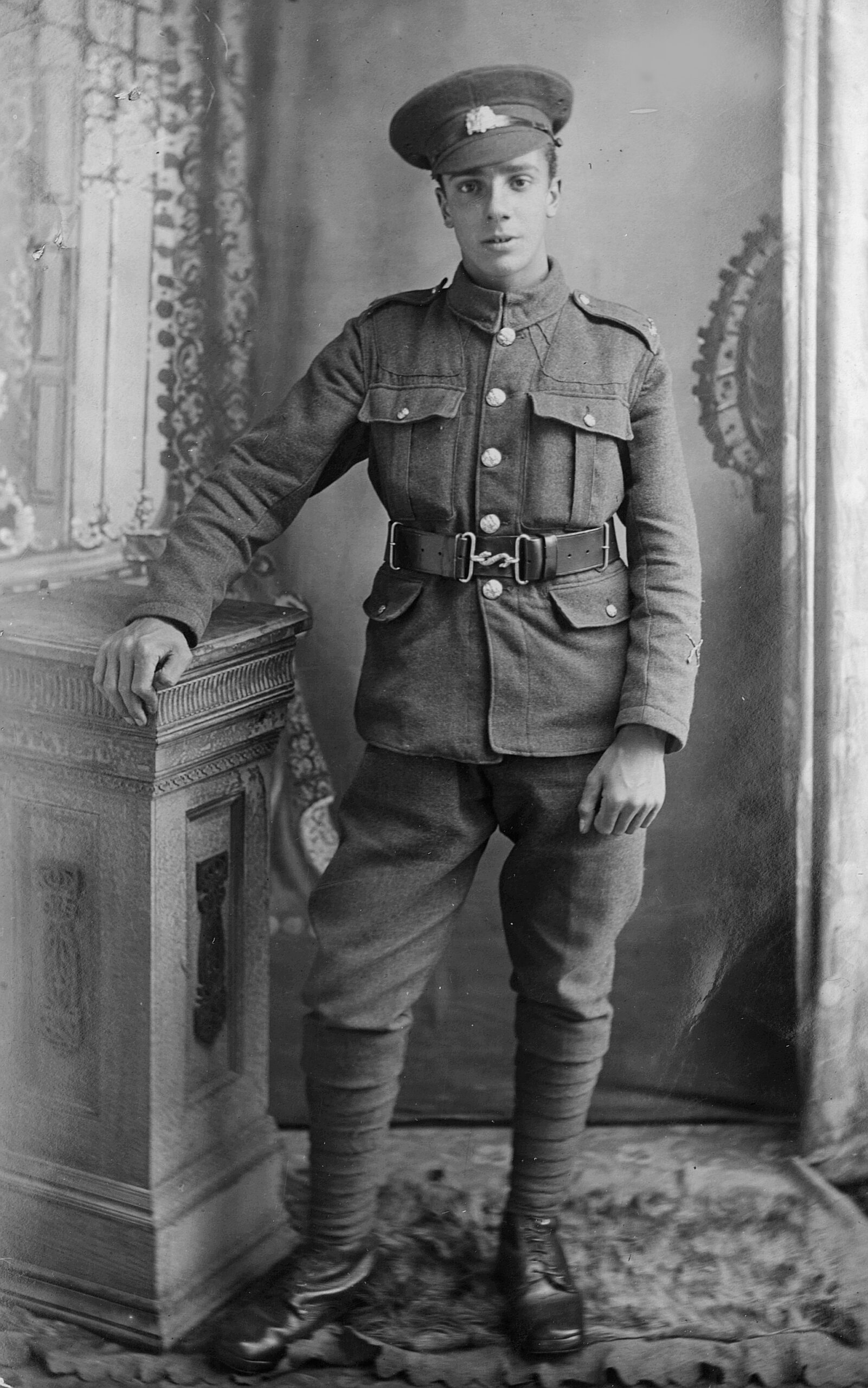 Private 42179 George R Saunders 2nd Battalion Bedfordshire Regiment ...