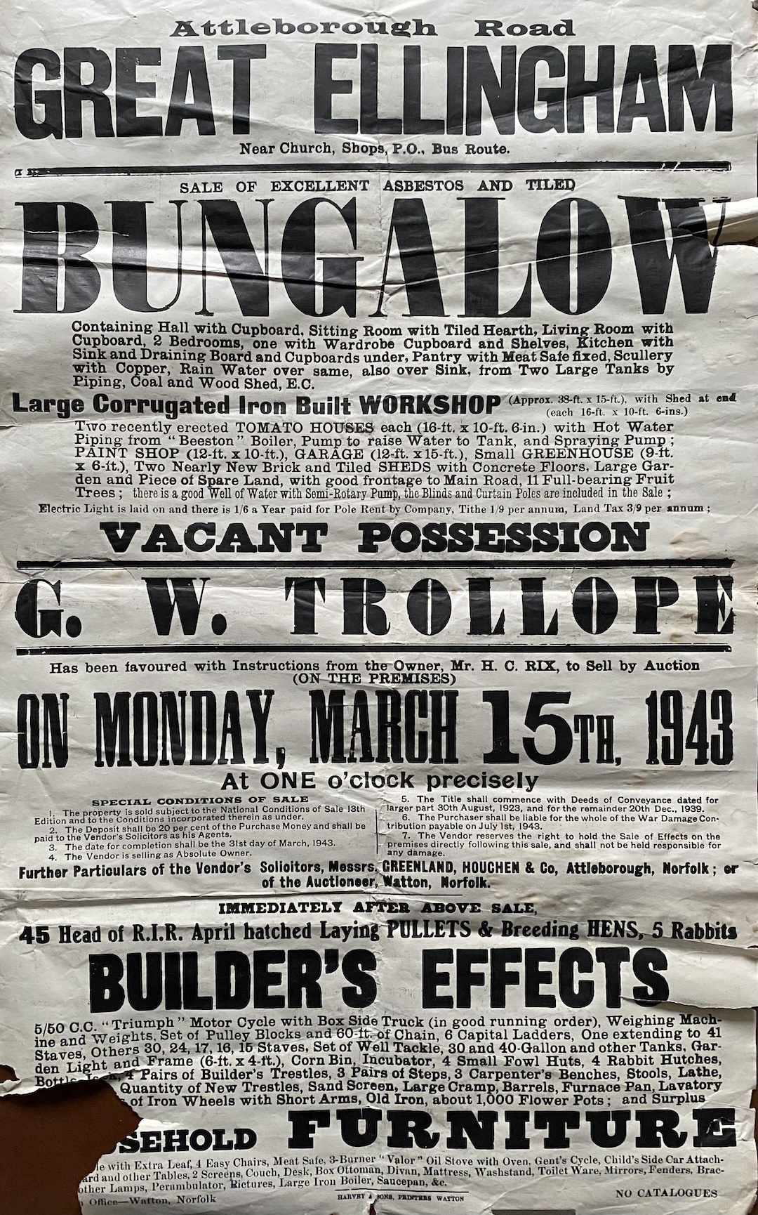 Builder, Decorator & Undertaker Harry Rix | Great Ellingham